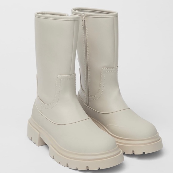 Zara | Shoes | Zara Girls Rubberized Boots | Poshmark